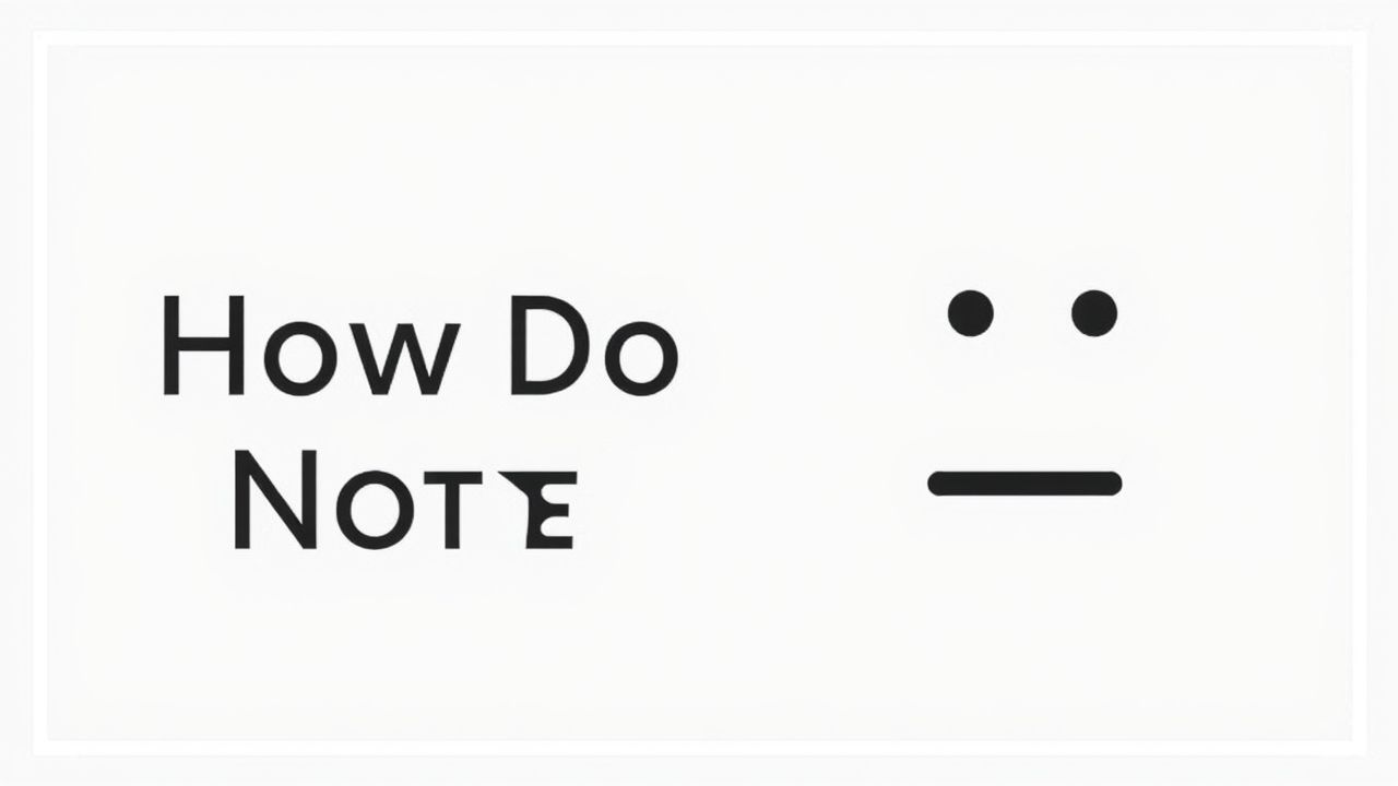 How Do You Notate