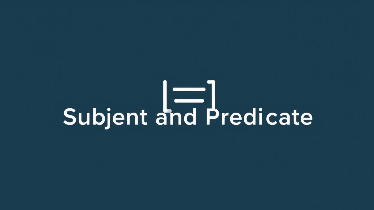 How To Identify Subject And Predicate